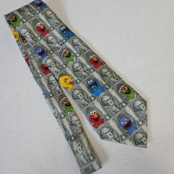 Sesame Street | Accessories | Vintage Ctw Sesame Street Tie Handmade 0 ...